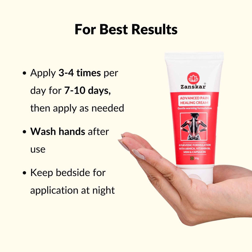 Zanskar Advanced Pain Healing Cream (50g) | Muscle Pain Ointment