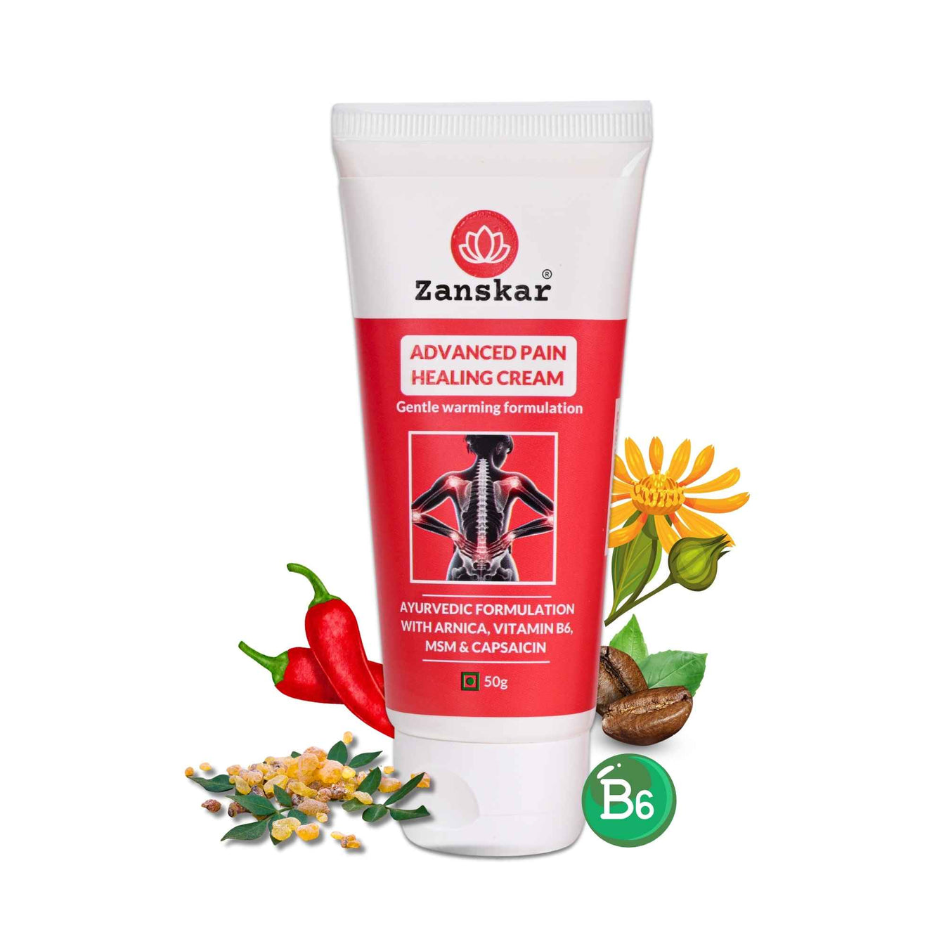 Zanskar Advanced Pain Healing Cream (50g) | Muscle Pain Ointment