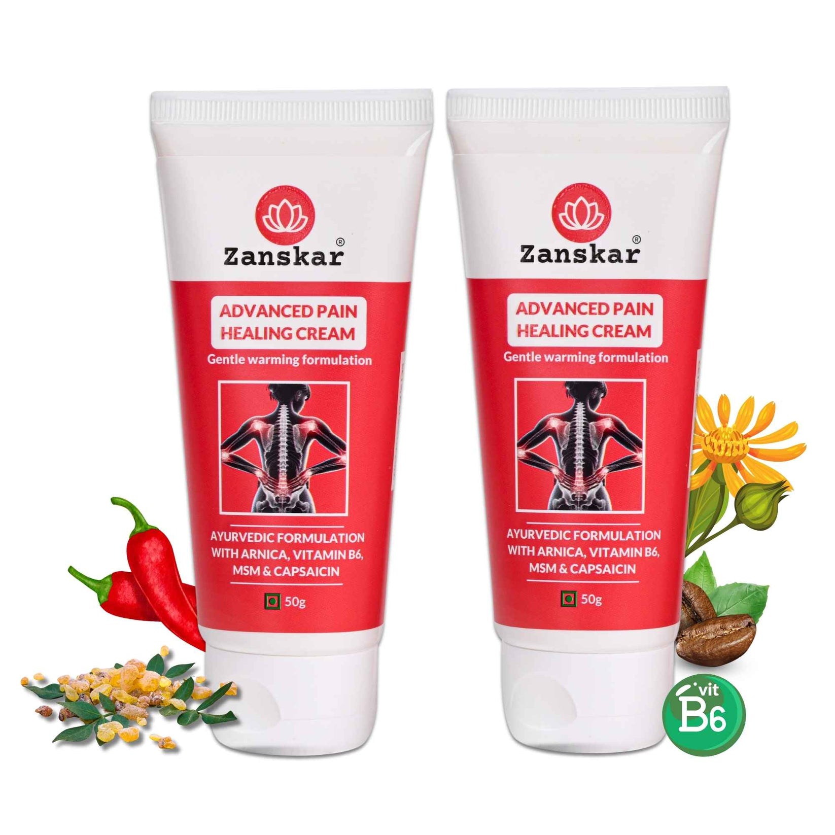 Zanskar Advanced Pain Healing Cream (50g) | Muscle Pain Ointment