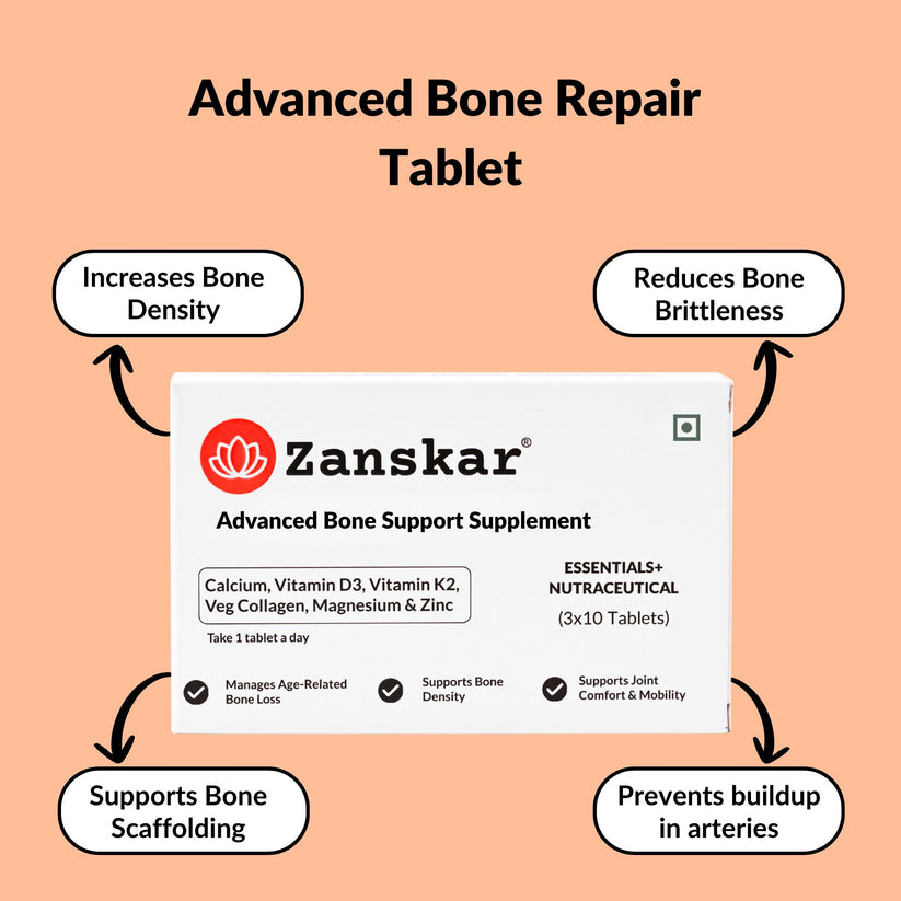 Zanskar Bone Repair Tablet | Daily Use Supplement